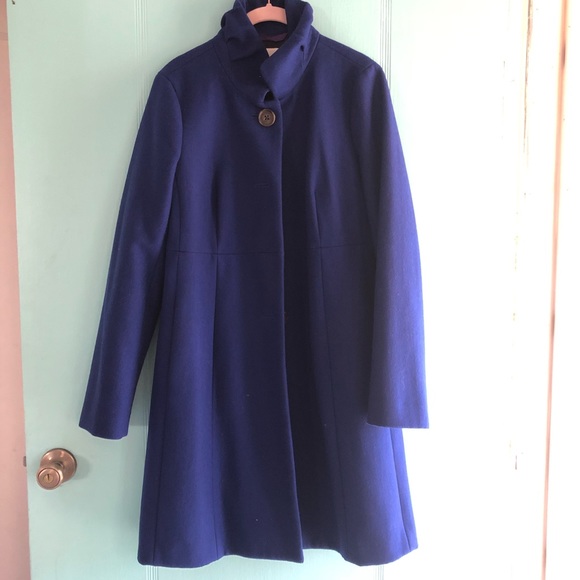 J. Crew Factory | Jackets & Coats | J Crew Factory Cobalt Blue Long ...